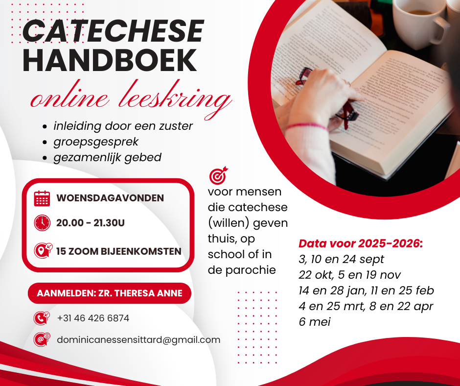 Tweede online leeskring Catechese Handboek in 2025-2026 | De ...